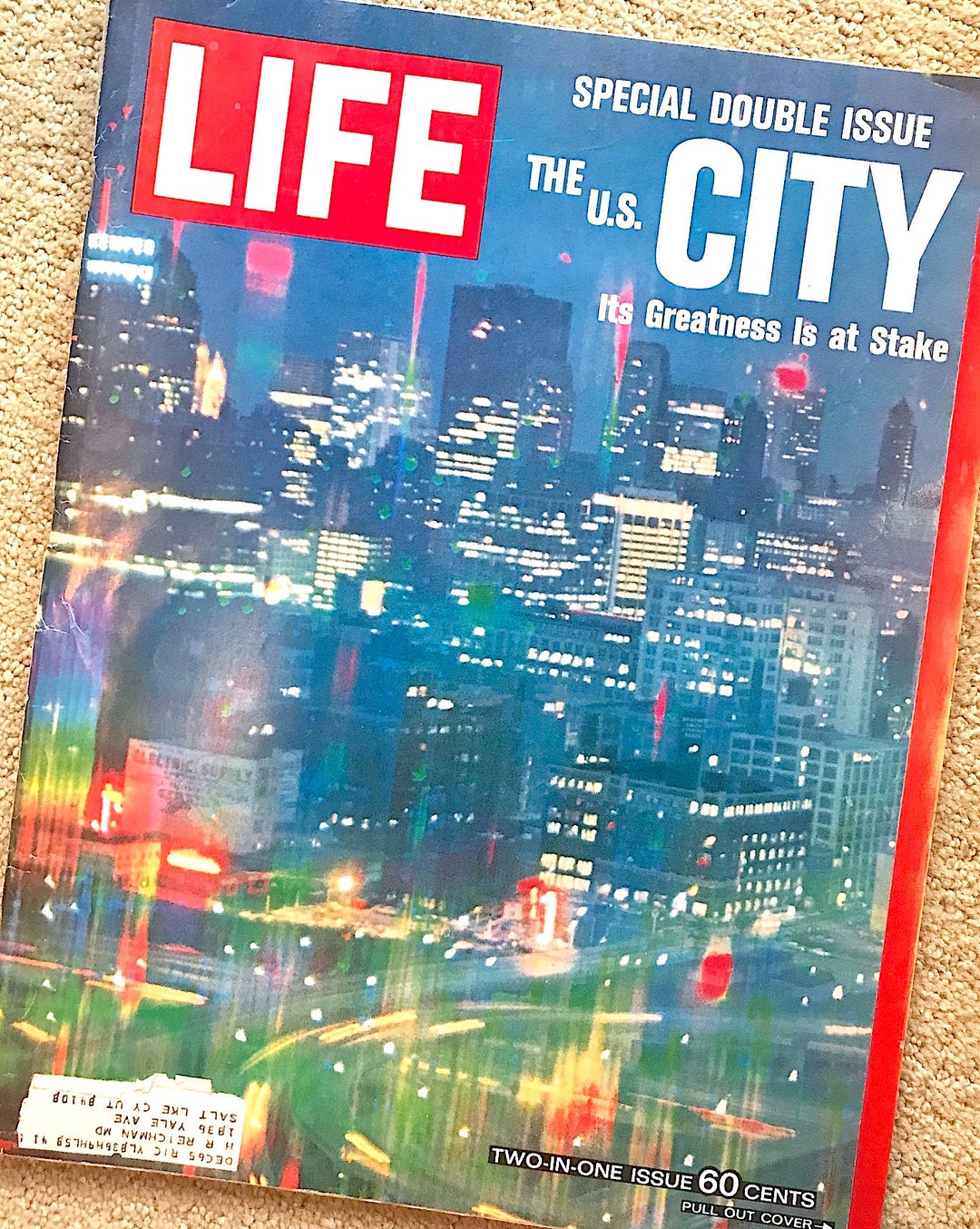 1960s Special Double Issue of Life Magazine Featuring U.S. Cities - Etsy