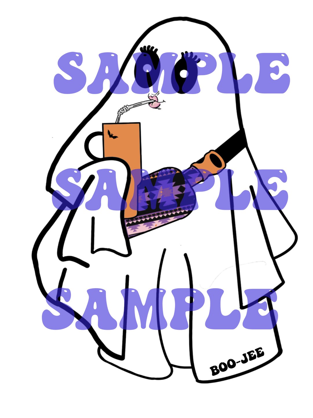Boojee Ghost Sublimation Png - Etsy