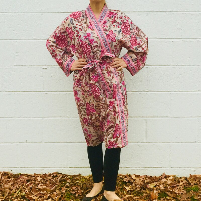 Indian Cotton Robe - Etsy
