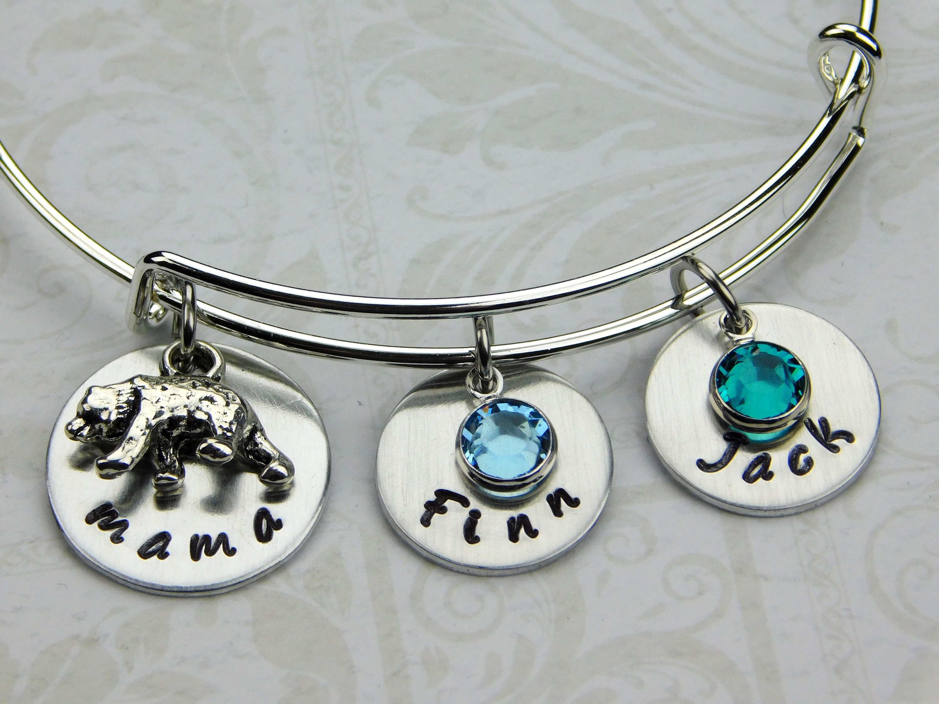 Mama Bear Bracelet Mama Bear Jewelry Mother's Day Gift - Etsy