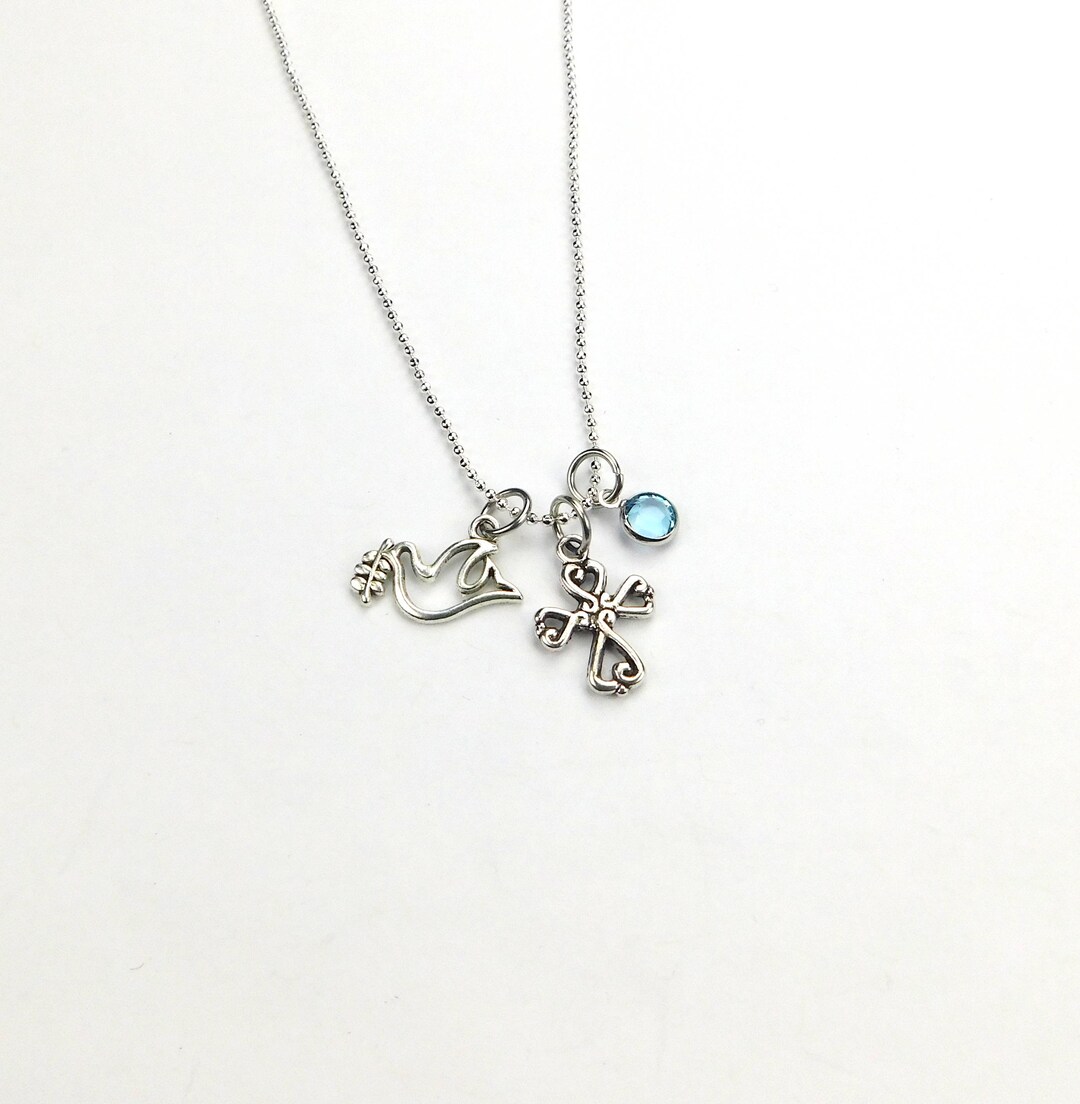 Confirmation Necklace, Confirmation Cross Necklace, Personalized ...