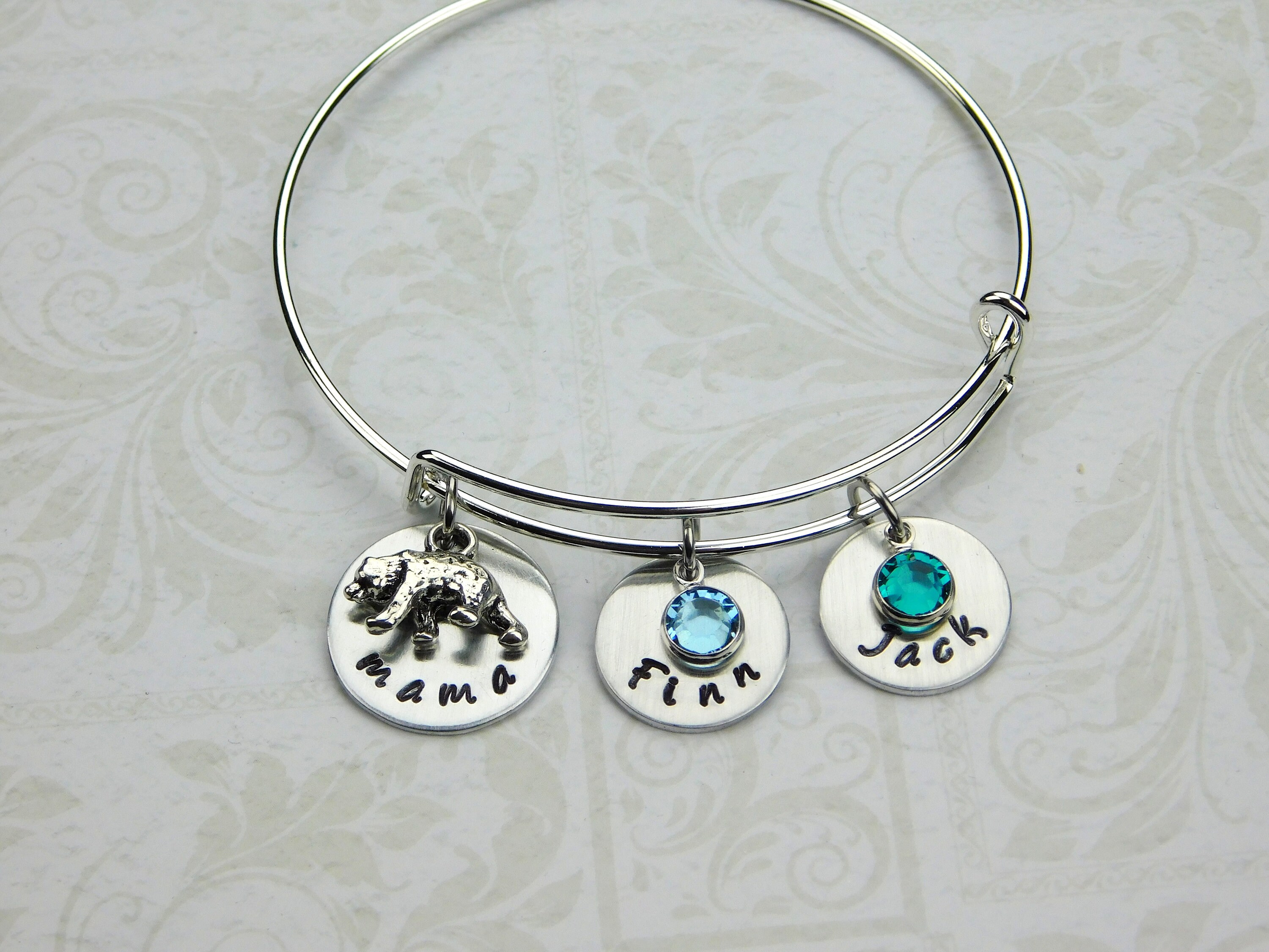 Mama Bear Bracelet Mama Bear Jewelry Mother's Day Gift - Etsy