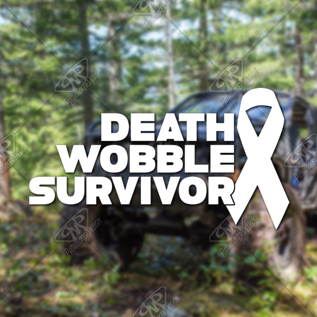 Death Wobble Survivor Vinyl Decal Bumper Sticker Perfect for - Etsy