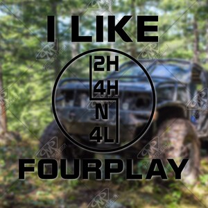 I Like Fourplay Vinyl Decal Bumper Sticker Perfect for Truck Window ...