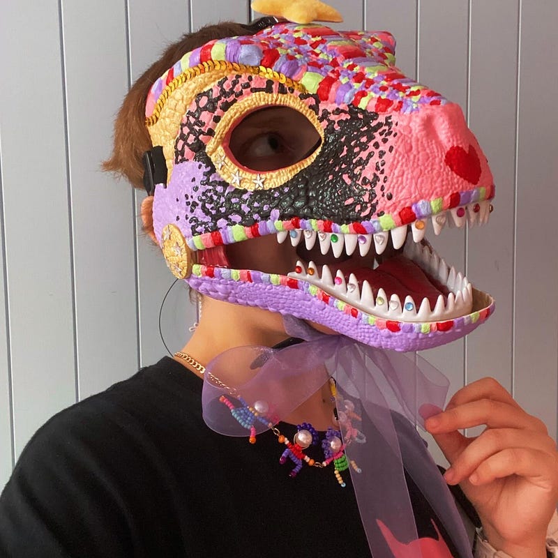 Weirdcore Mask - Etsy
