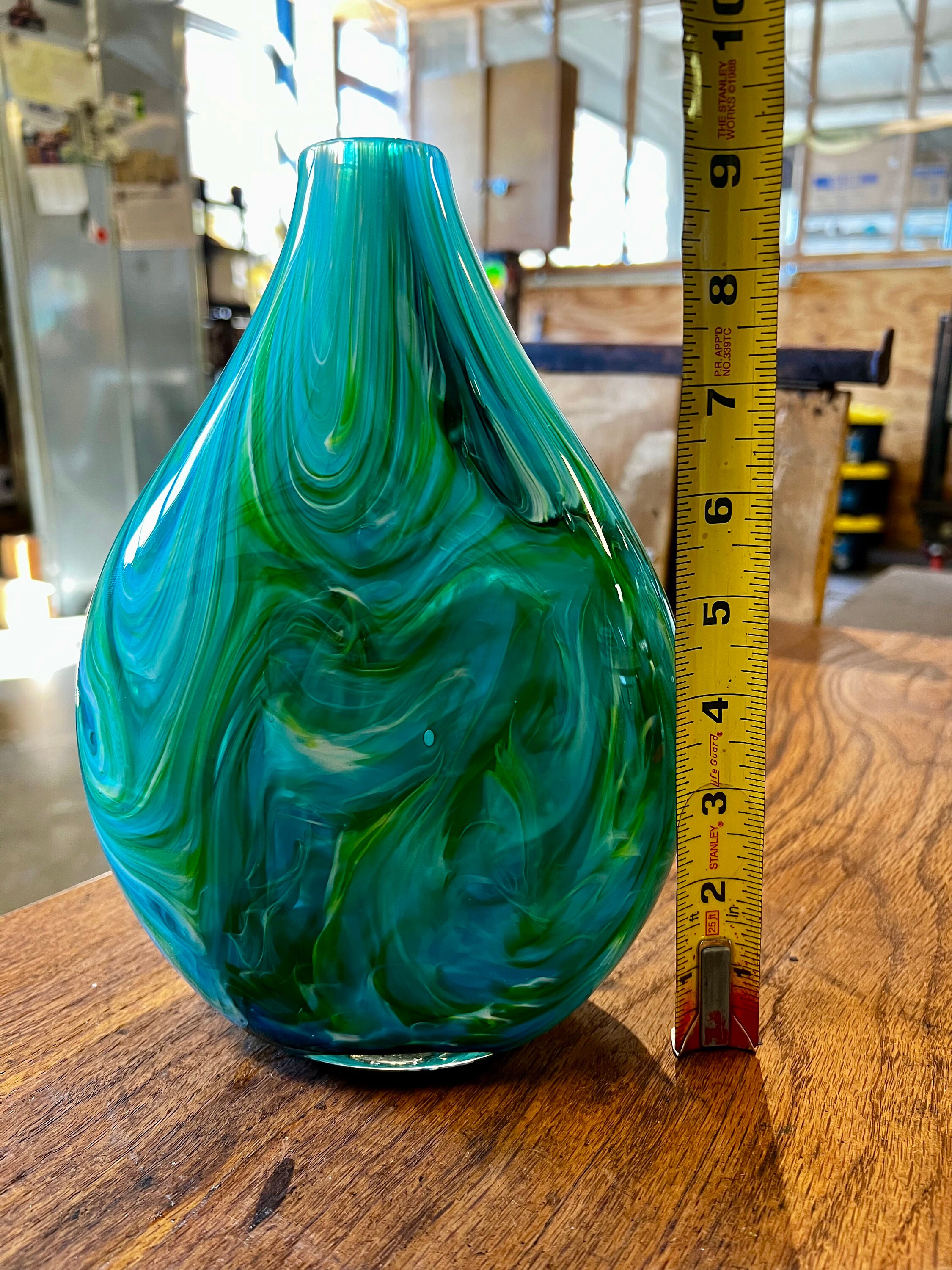 Coastal Swirl Teardrop Vase - Etsy