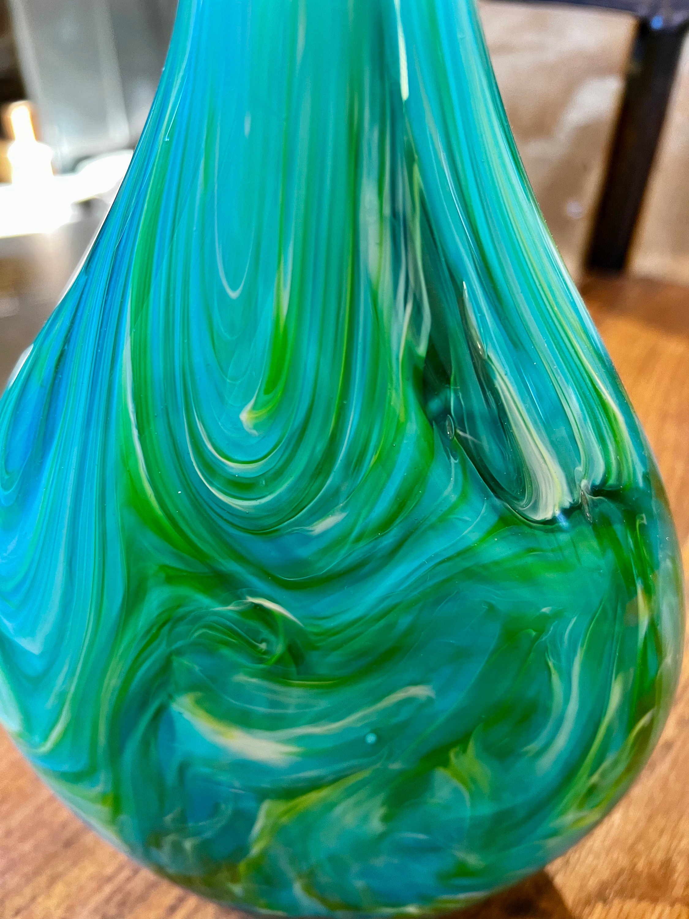Coastal Swirl Teardrop Vase - Etsy