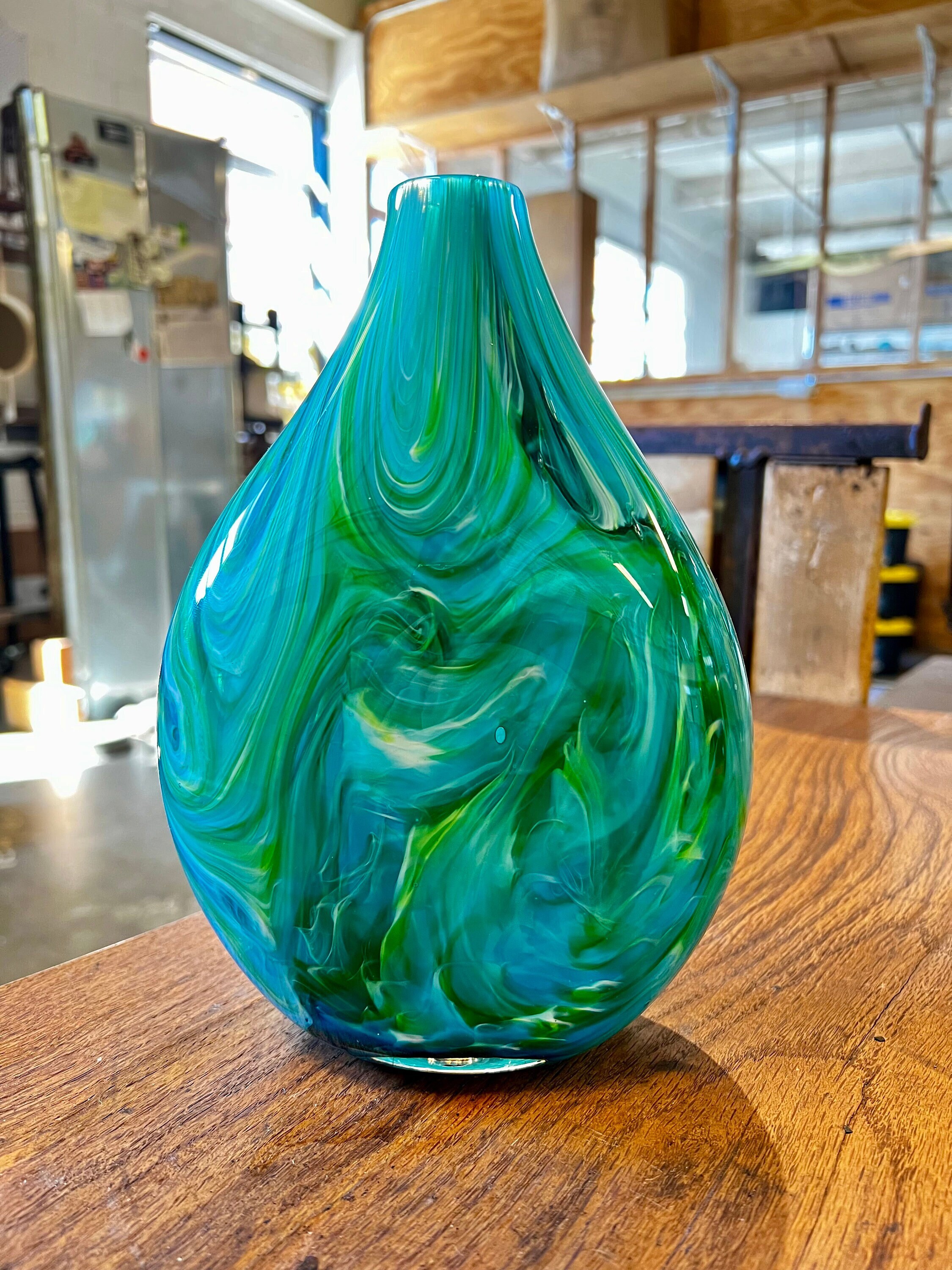 Coastal Swirl Teardrop Vase - Etsy