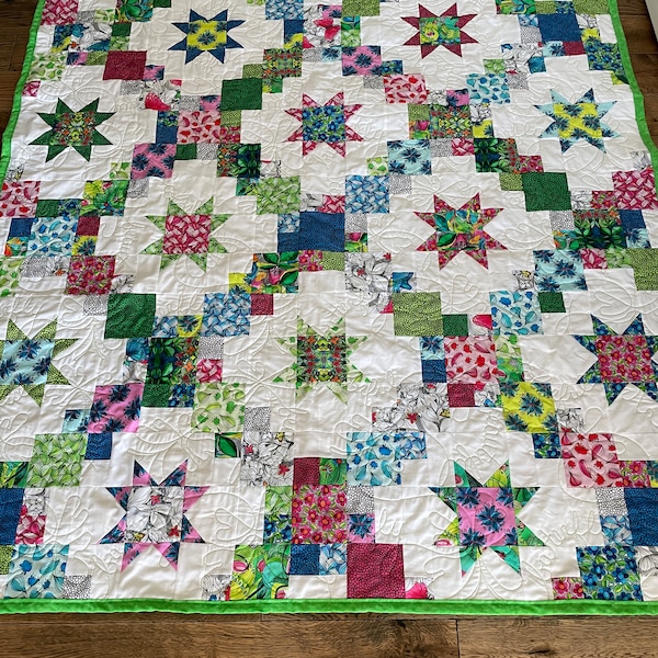 Multi Colored Quilt - Etsy