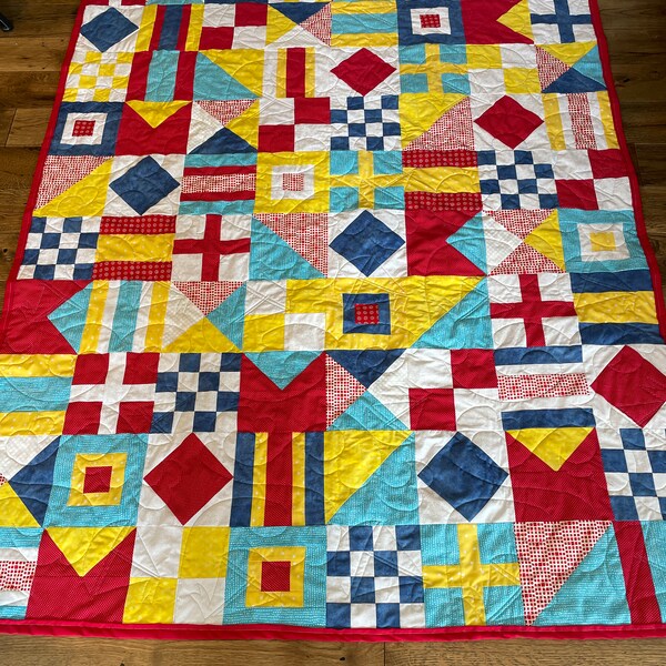 Nautical Quilt - Etsy