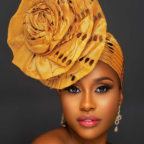 Gold Fascinator - Etsy