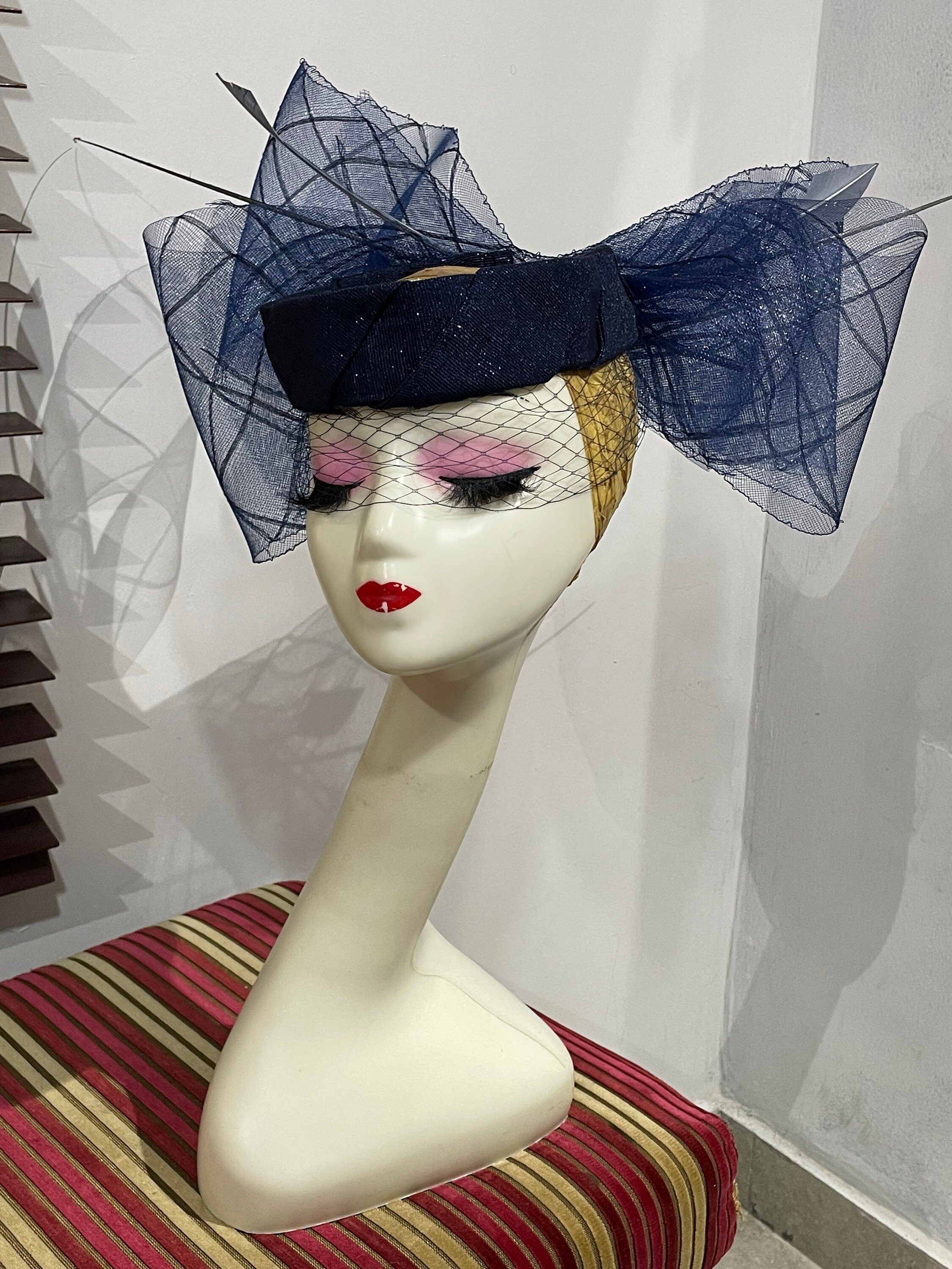 Birdcage Crown Made From Asooke/ Autogele / Fascinator / - Etsy