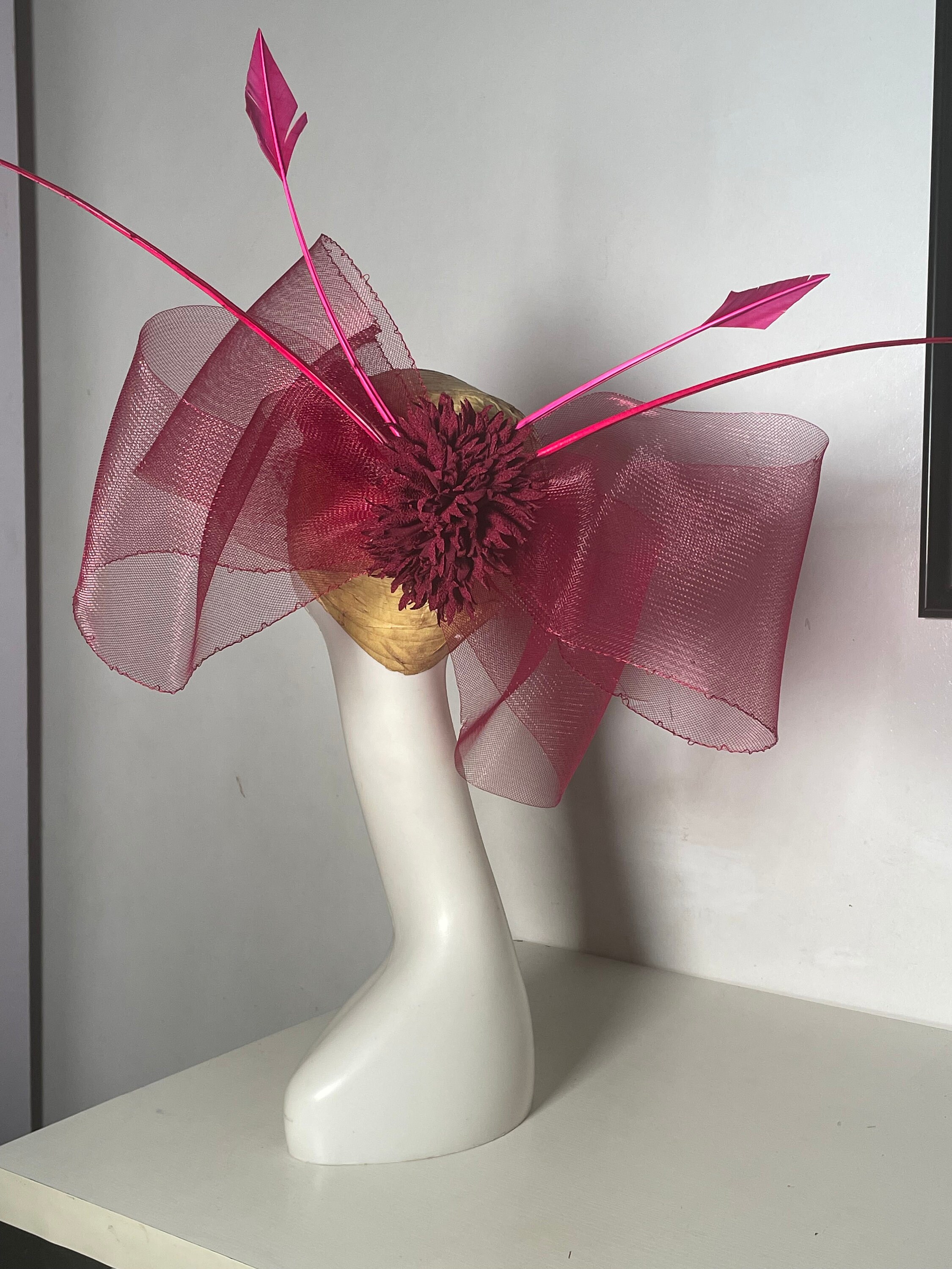 Birdcage Crown Made From Asooke/ Autogele / Fascinator / - Etsy