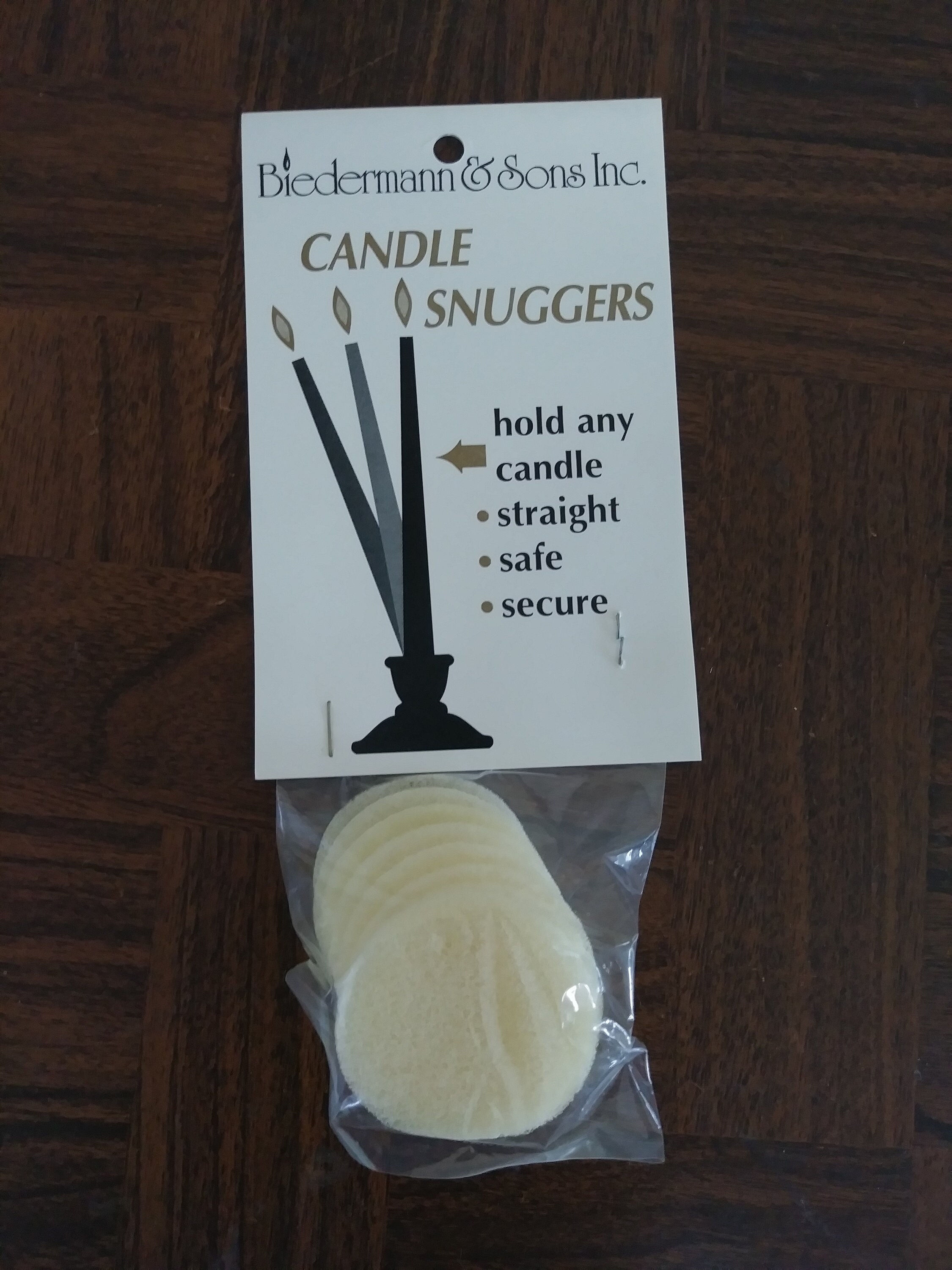 Biedermann & Sons Candle Snuggers, One Package of 8 Candle Accessory ...