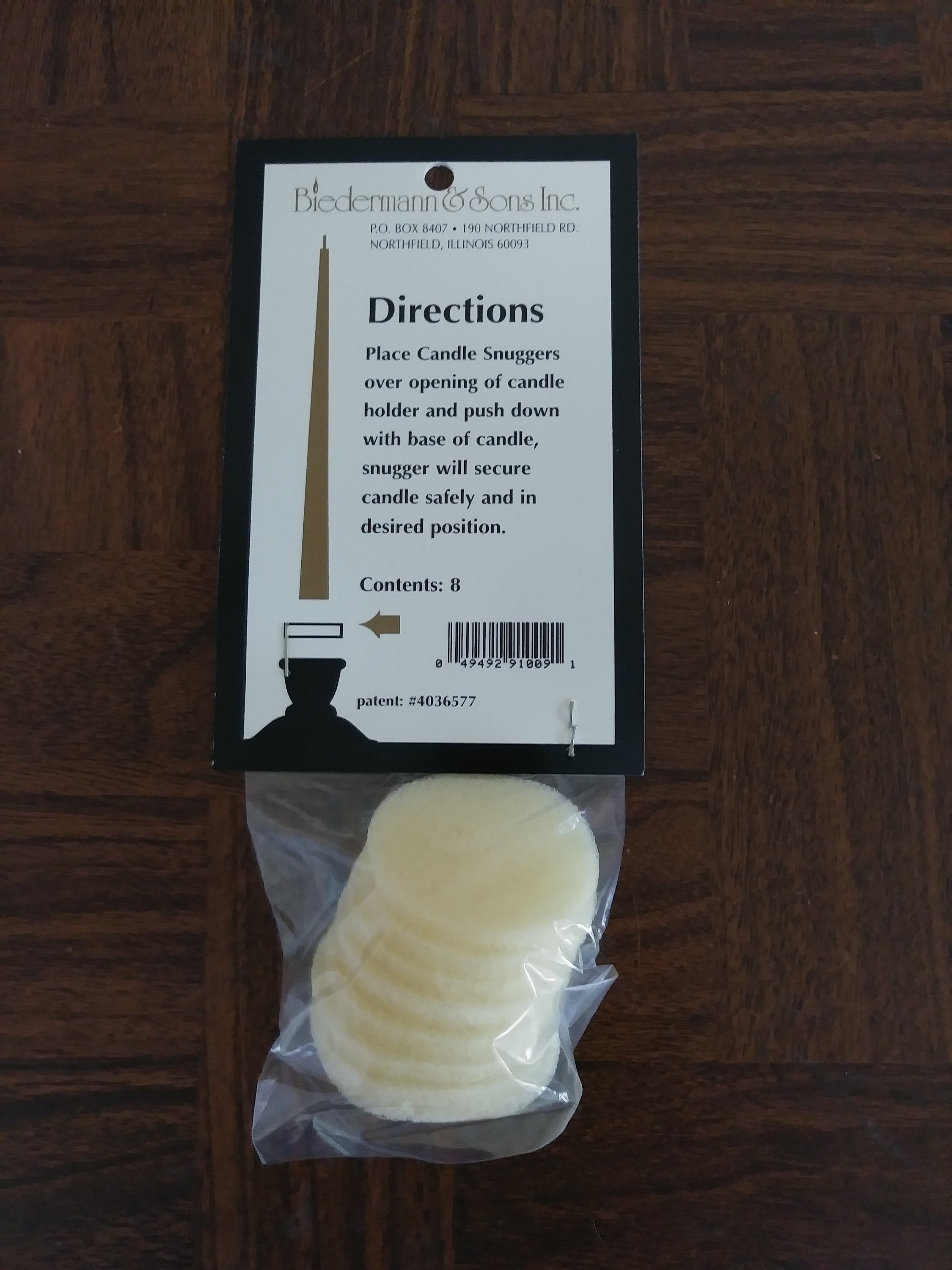 Biedermann & Sons Candle Snuggers, One Package of 8 Candle Accessory ...