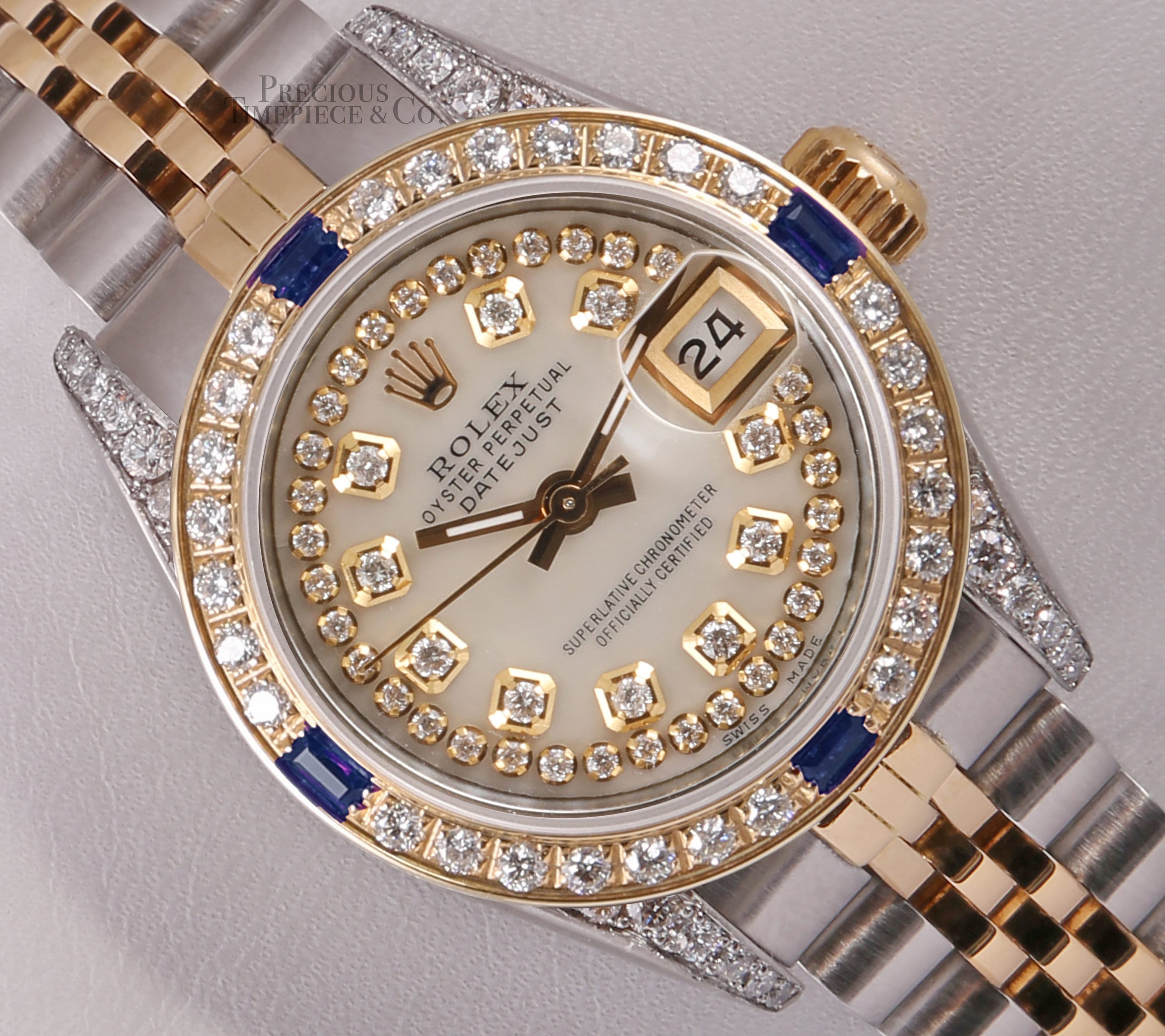 Rolex Lady Datejust 26mm Dos Tonos 18k Y Acero Diamante Etsy