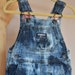 Bleach Dyed Baby Overalls // Reverse Tie Dye Baby Overalls // Bleached ...