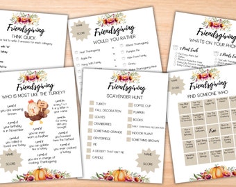 Thanksgiving Find Someone Who Thanksgiving Ice (Instant Download) - Etsy
