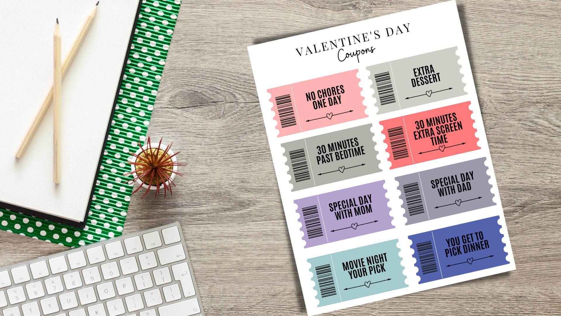 Printable Valentine Coupons for Kids + Teens | Valentine's Day ...