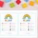 Printable Rainbow Scavenger Hunt | Kid Activity | Instant Download - Etsy