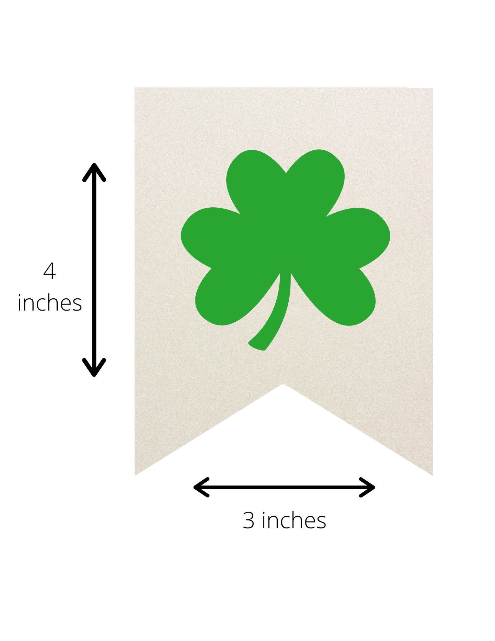 Printable Shamrock Garland St. Patricks Day Shamrock Banner Instant ...