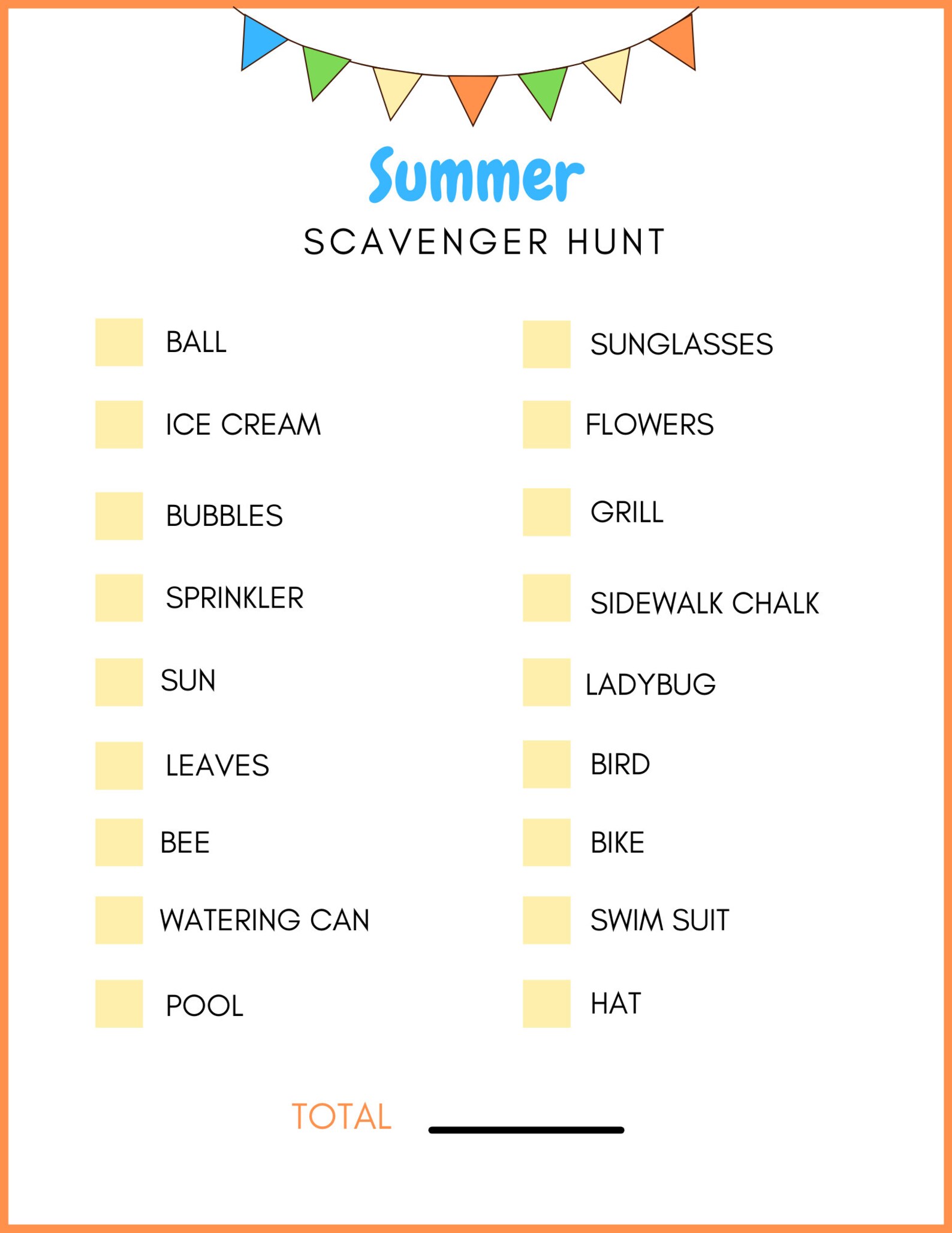Printable Summer Activity Sheets Word Find Ispy Maze Scavenger Hunt ...