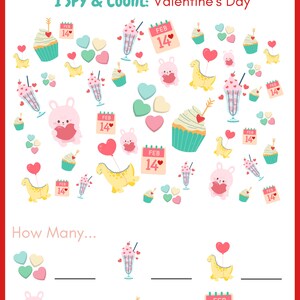 Printable Valentine's Day Themed Activities | ISPY | Maze | Word Find ...