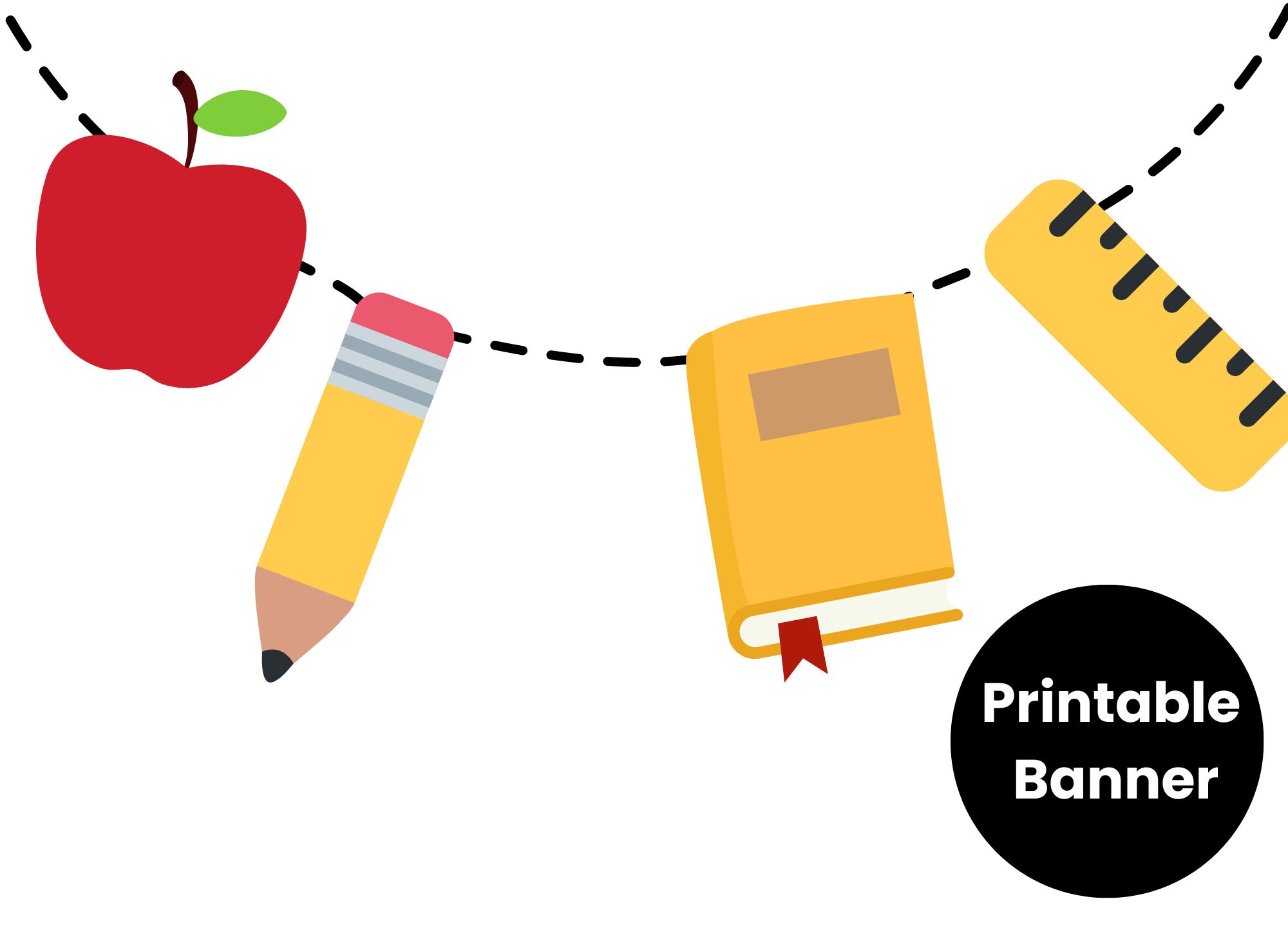 Printable Back to School Banner, Classroom Decor - Etsy