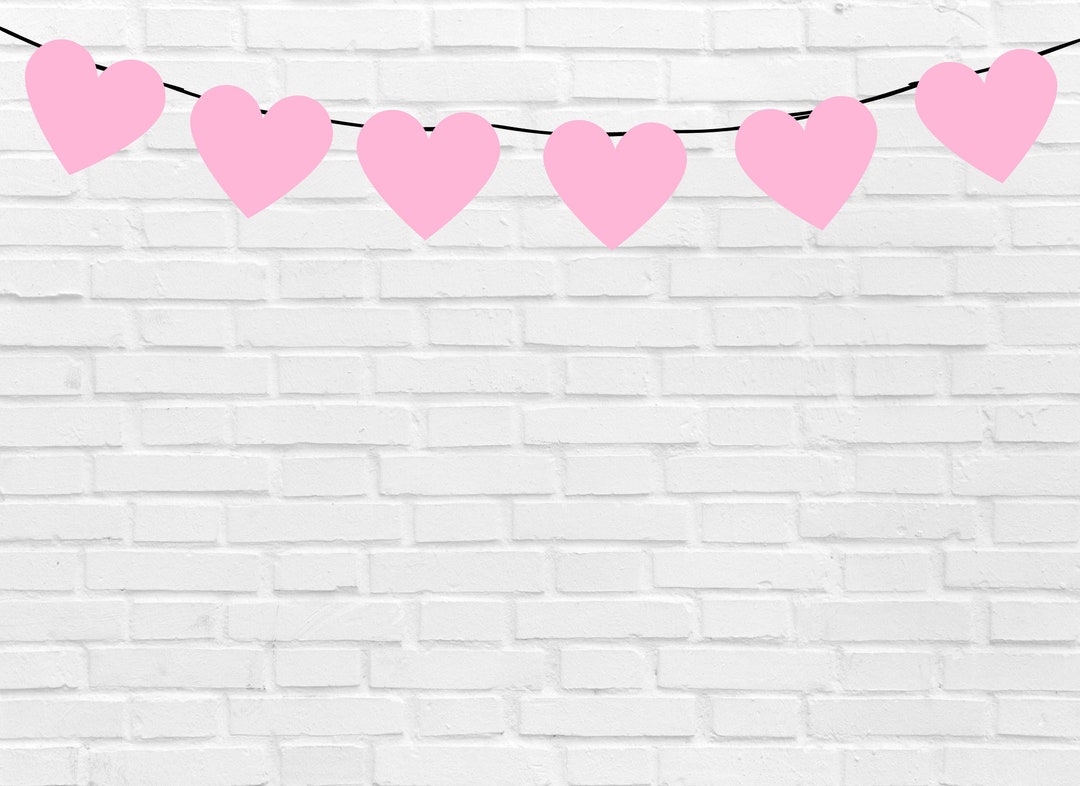 Printable Light Pink Hearts | Valentine's Day | Instant Download ...