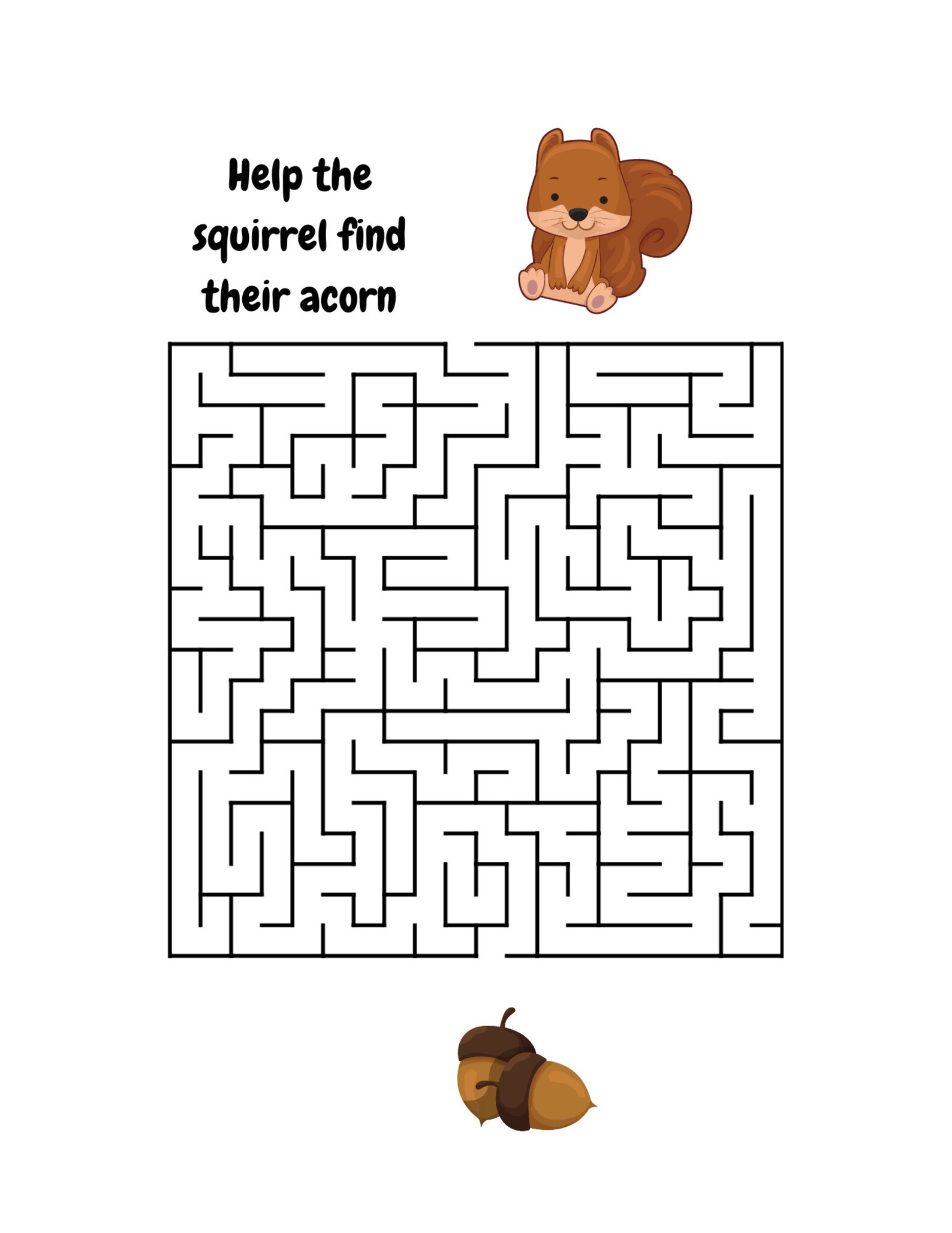 Printable Fall Themed Activity Sheets Fall Ispy Word | Etsy