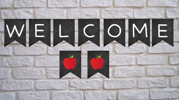 Welcome Banner Back to School Instant Download - Etsy