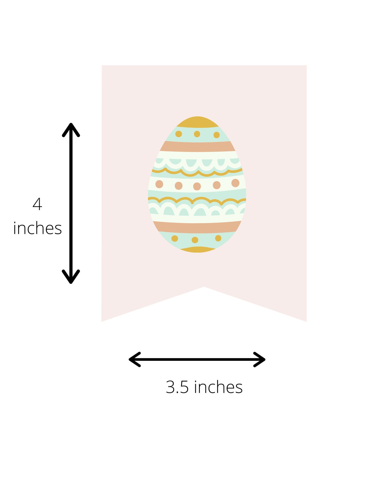 Printable Happy Easter Banner | Easter | Banner | Decor | Celebration ...