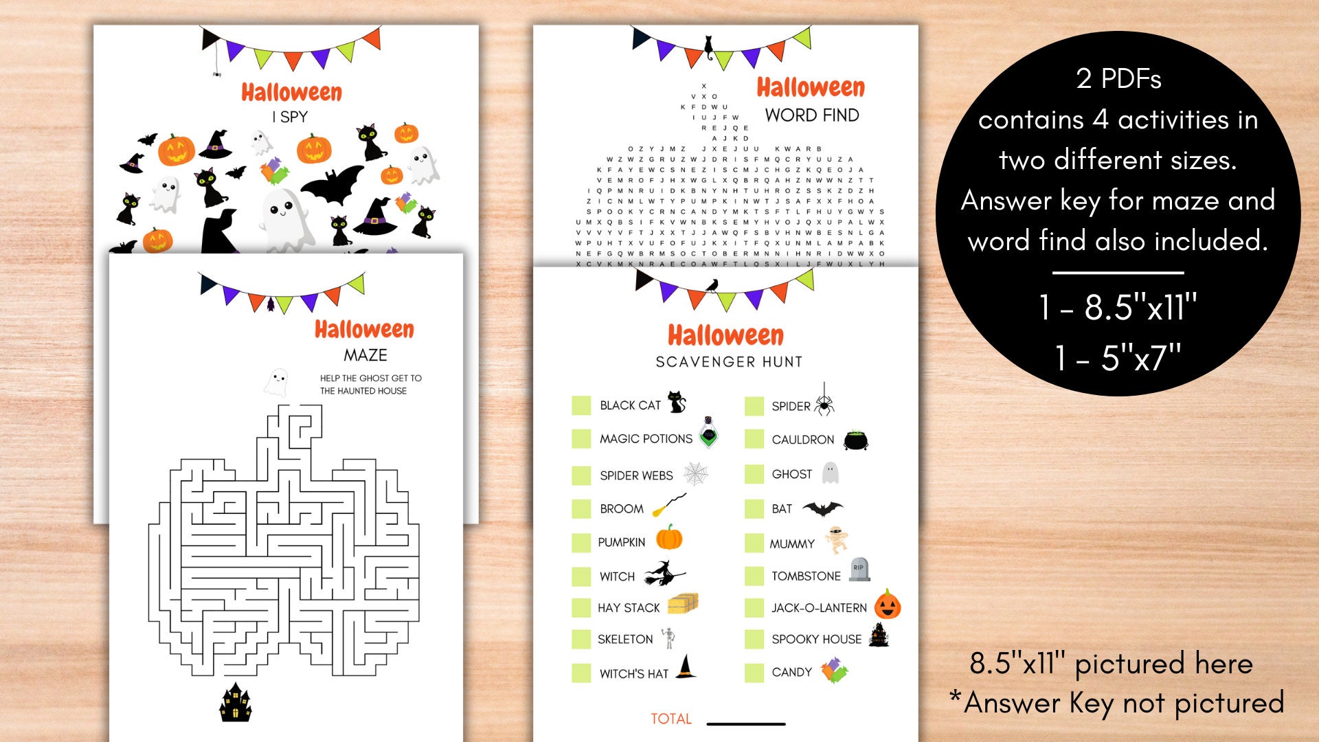 Printable Halloween Kid Activity Pages | Halloween Word Find ...
