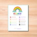 Printable Rainbow Scavenger Hunt Kid Activity Instant Download - Etsy