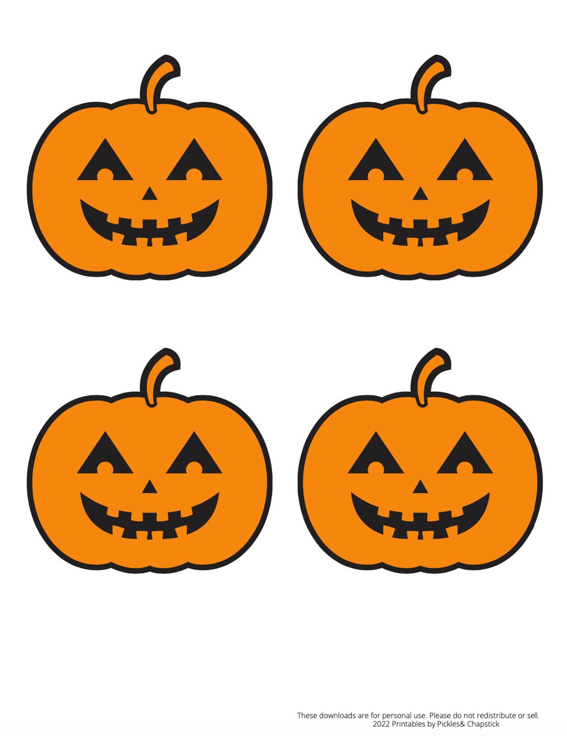 Printable Halloween Pumpkin Garland | Halloween Decor | Pumpkin Banner ...