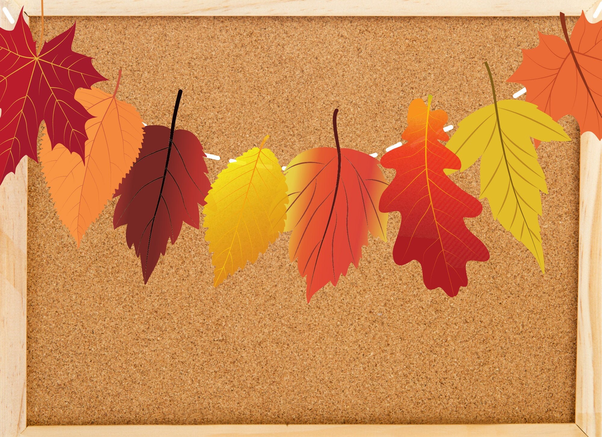 Printable Fall Leaves | Fall Decor | Banner | Home | Classroom ...