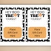 Printable Halloween Hey Boo Gift Card Holder Halloween Gift Instant ...