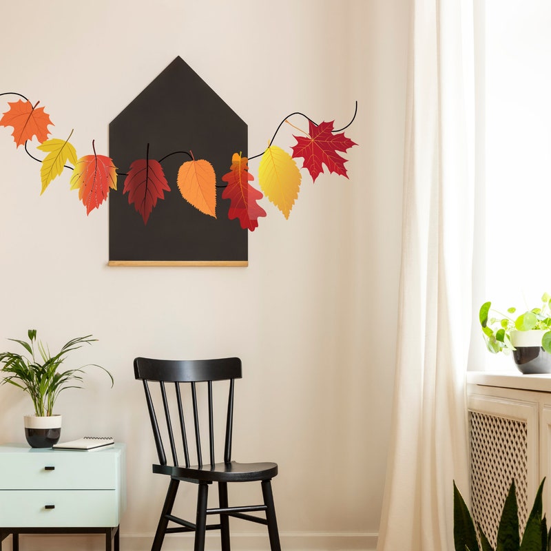 Fall Leaf Banner - Etsy