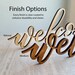 Welcome Sign - Handlettered Calligraphy - Laser-cut Baltic Birch Wood ...