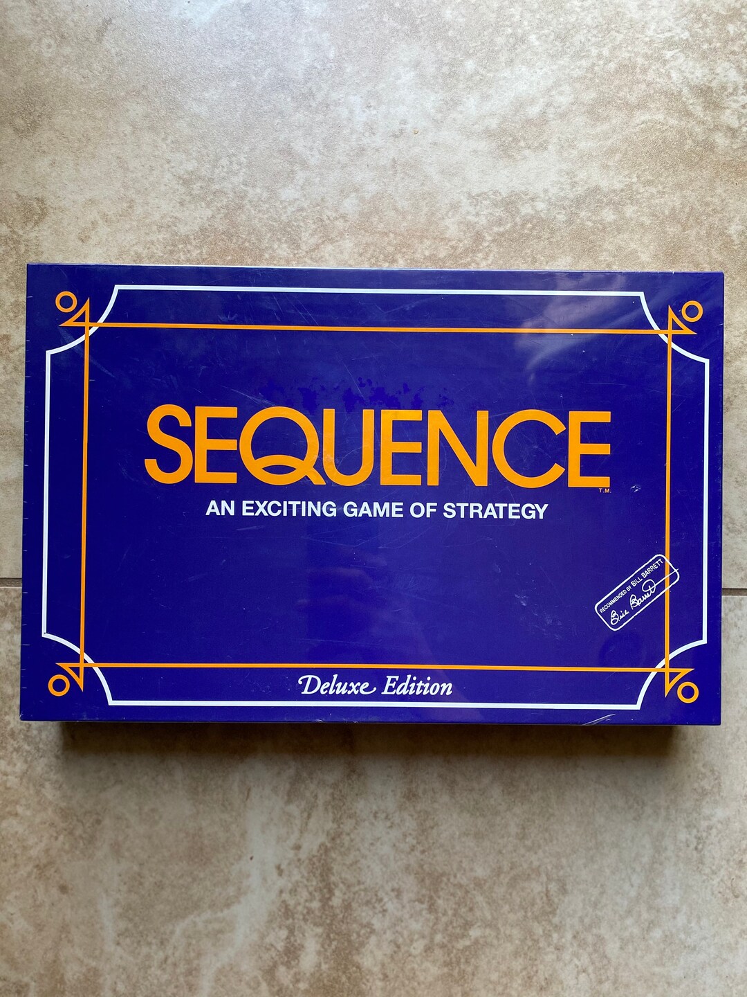 Factory Sealed Deluxe Edition Sequence Board Game Jax Ltd 1995 Features Cushioned Playing Mat ...
