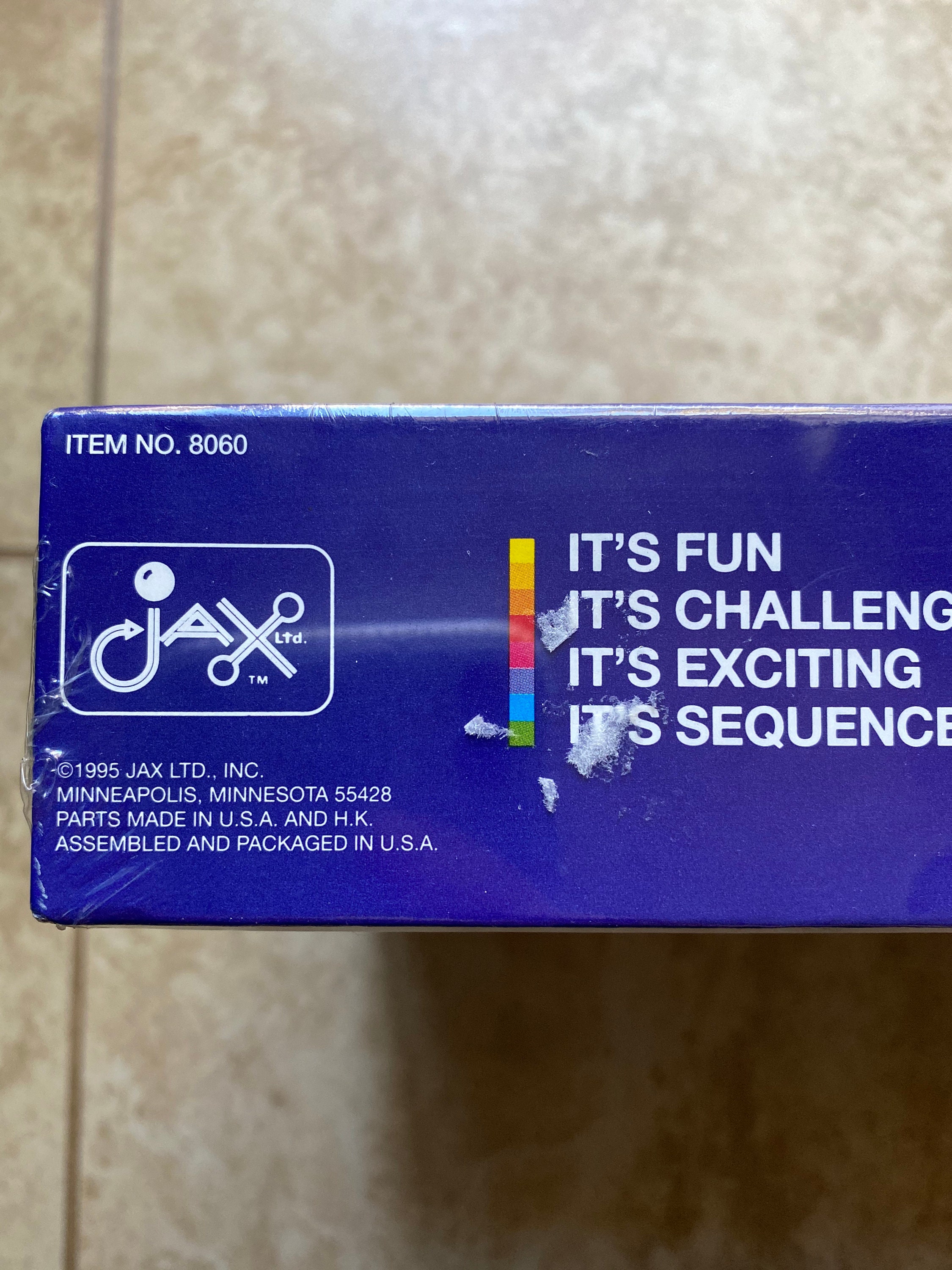 Factory Sealed Deluxe Edition Sequence Board Game Jax Ltd 1995 Features Cushioned Playing Mat ...