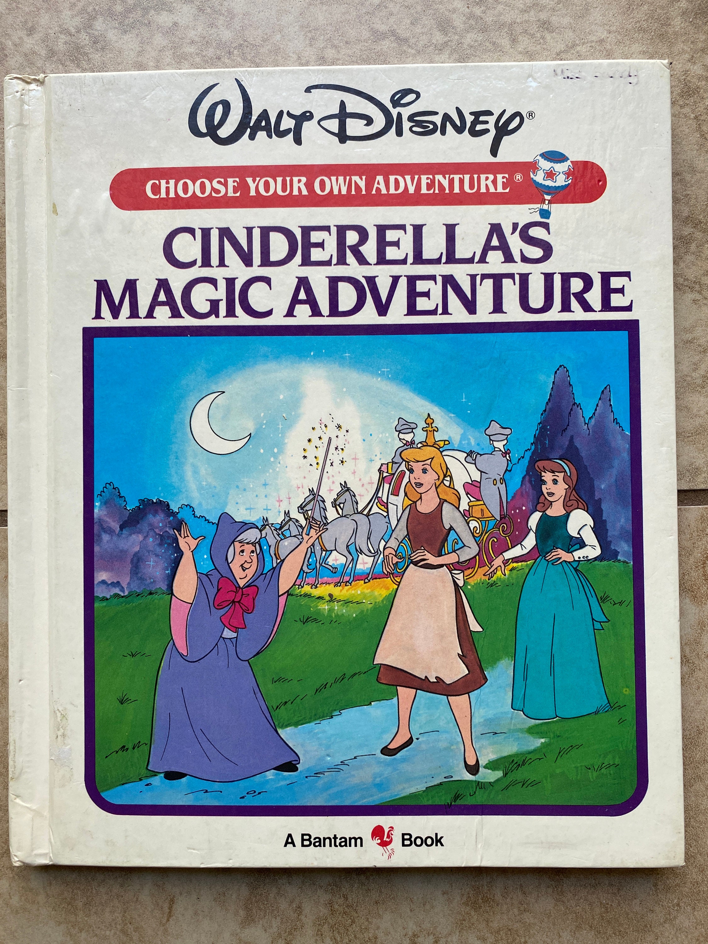 Walt Disneys Choose Your Own Adventure Cinderellas Magic Adventure Hardcover Book Bantam Books 
