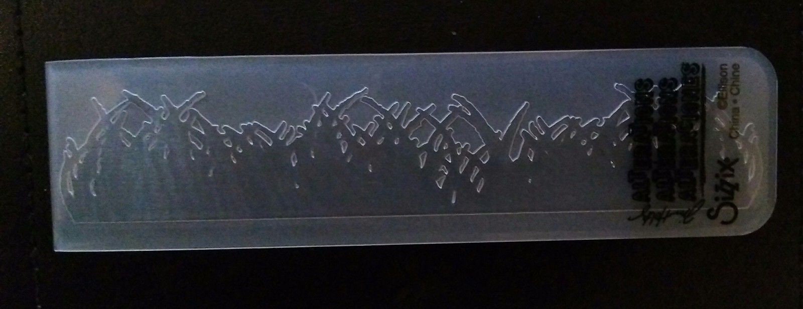 Sizzix Garden Grass Border Embossing Folder 1.5"x5.75" Works in Most ...