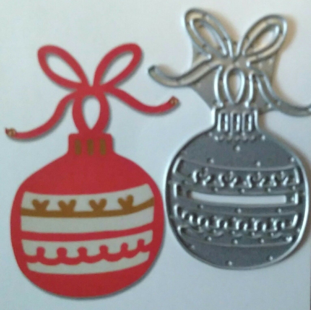 Sizzix Die Cutter CHRISTMAS BAUBLE ORNAMENT Thinlits Fits Big - Etsy