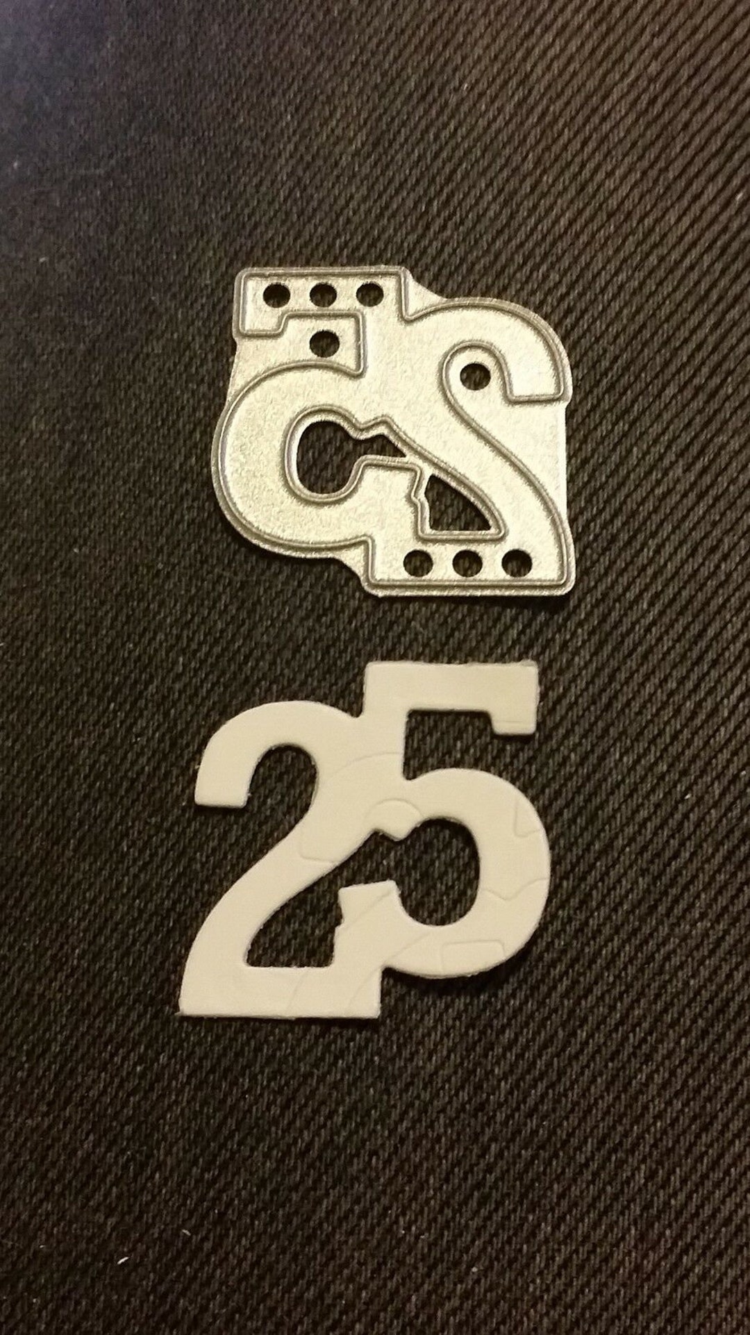 Sizzix Die Cutter NUMBER 25 CHRISTMAS Thinlits Fits Big Shot Cuttlebug ...