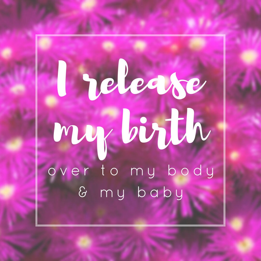 Birth Affirmation Positive Birth Doula Natural Birth Etsy