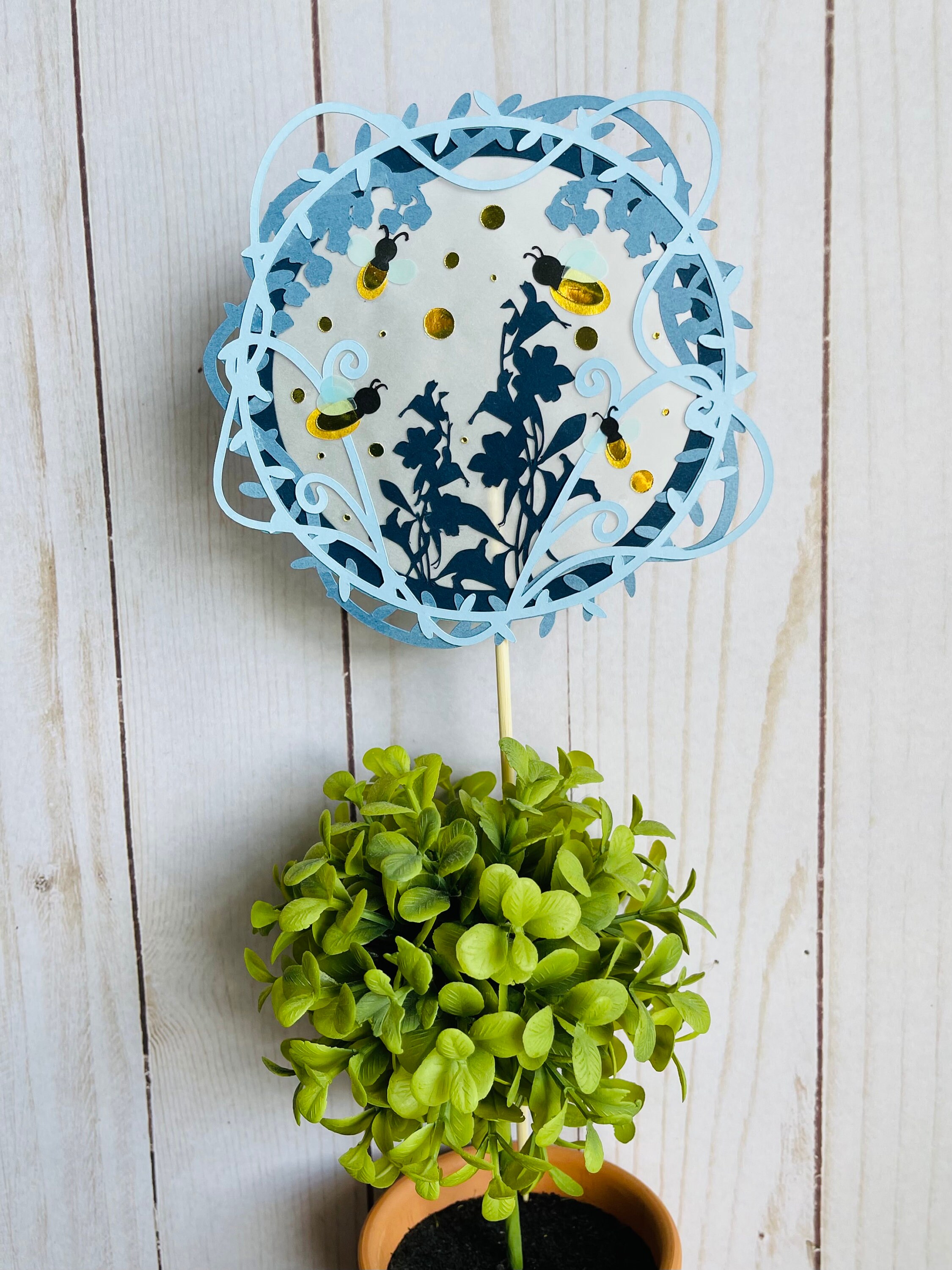 Firefly Birthday Firefly Decor Firefly Party Firefly Cake Topper Flower ...