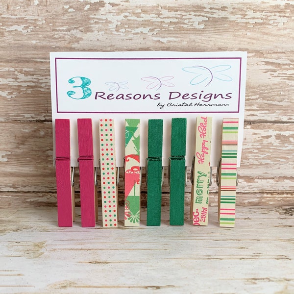 Christmas Clothespin - Etsy