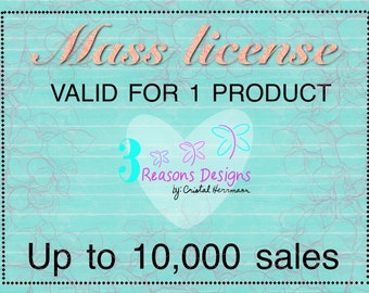 Commercial Use License Mass Production License 500 Copies or More No ...