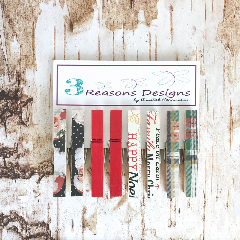Christmas Clothespin - Etsy